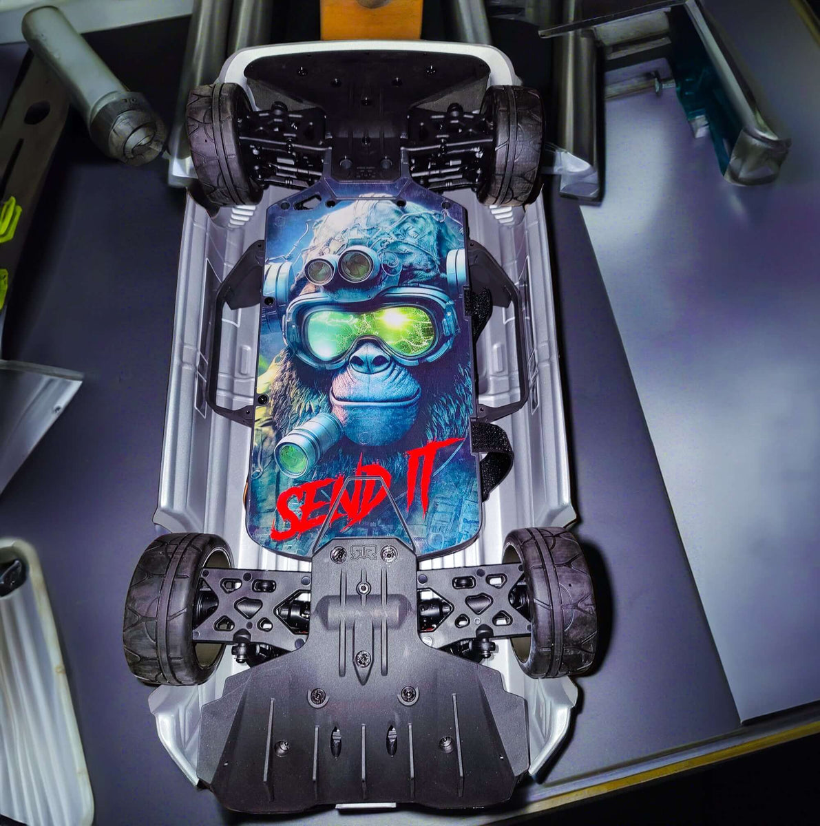 INFRACTION 3S Arrma Rc durable chassis protection skin