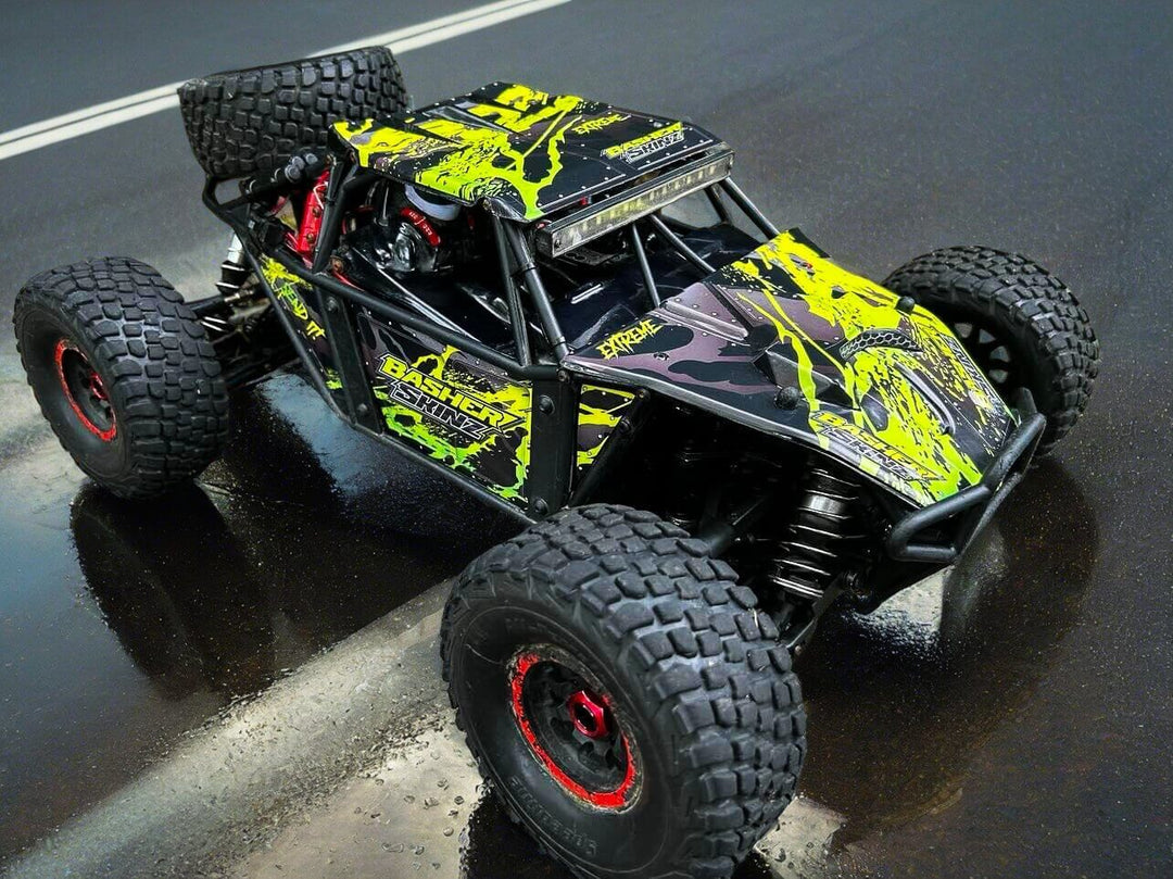 Basher Skinz, the ultimate Rc chassis protector skin for Arrma Traxxas