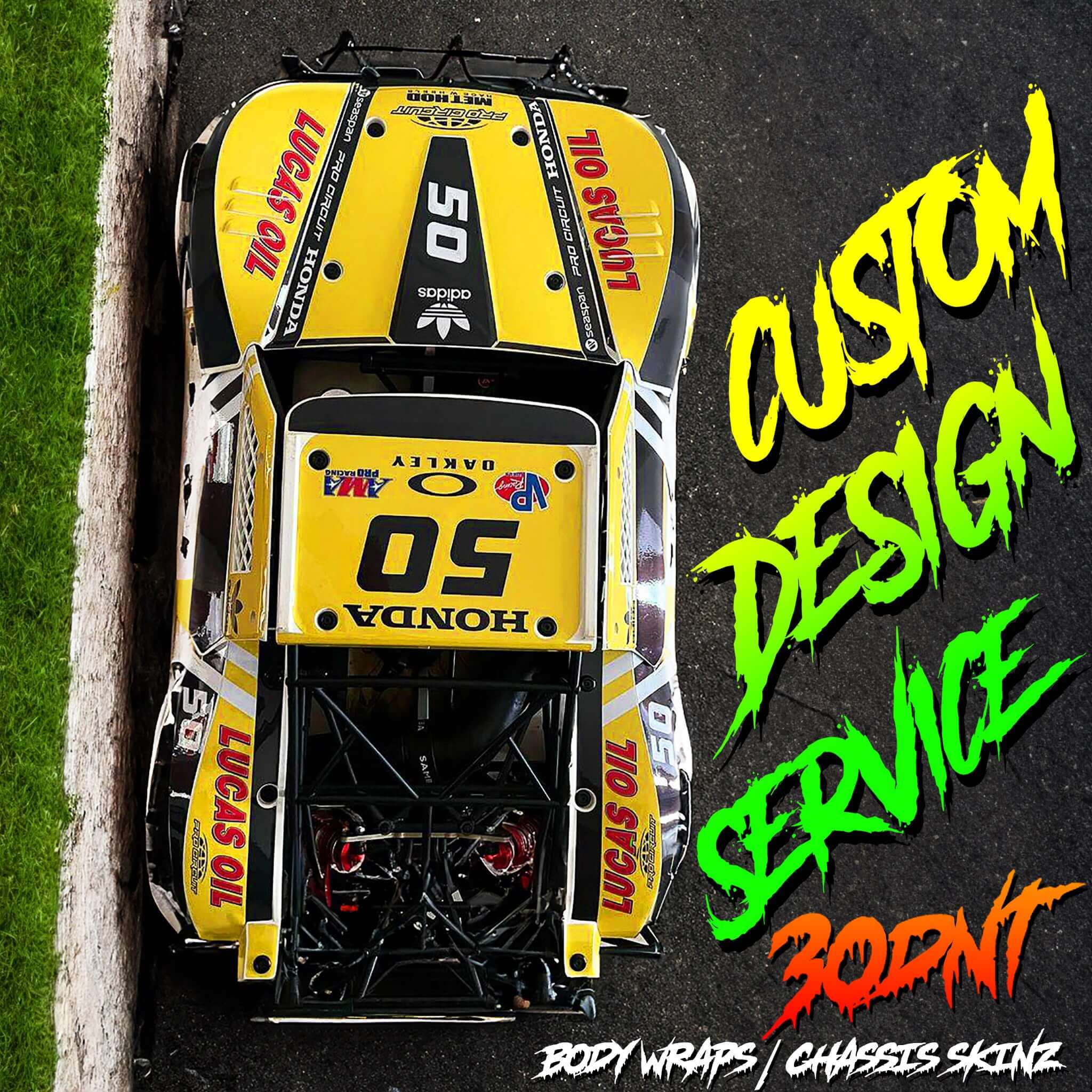 30 DEGREE NORTH 5IVE T / LOSI 5TBODY WRAP / SKIN - CUSTOM DESIGN SERVICE