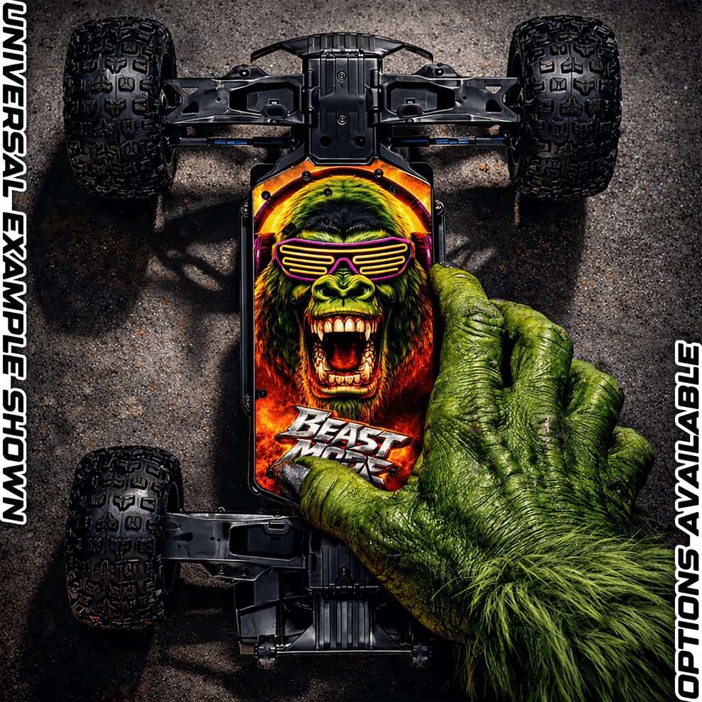 ARRMA 3S / MEGA RANGE" GREEN MACHINE" chassis protector skin