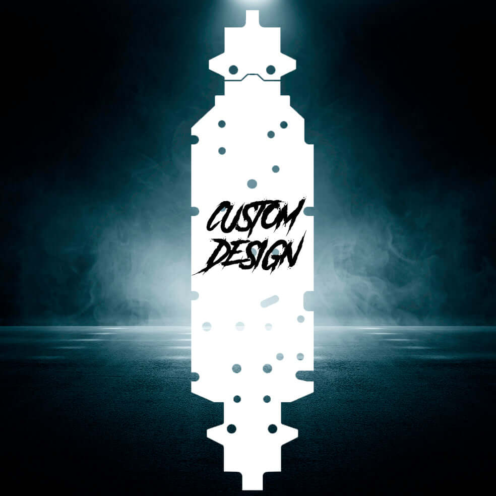 ARRMA KRATON 4S v2 "BORN TO BE CRAZY" chassis protector skin