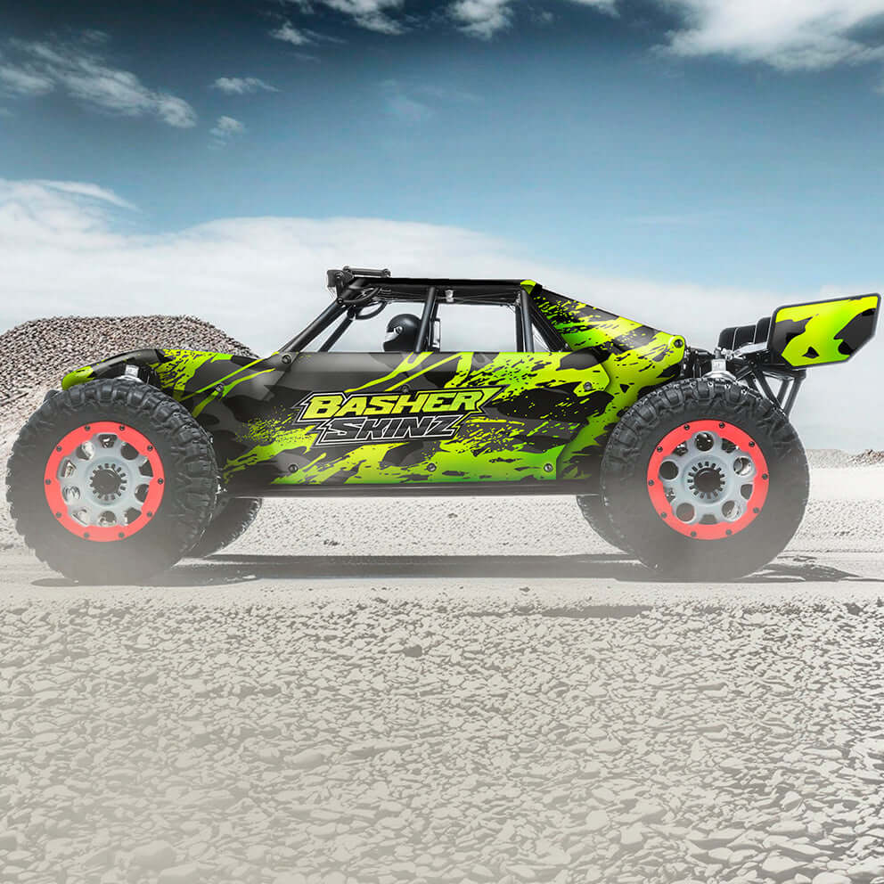 ARRMA FIRETEAM Basher Skinz - Green Aggro Wrap