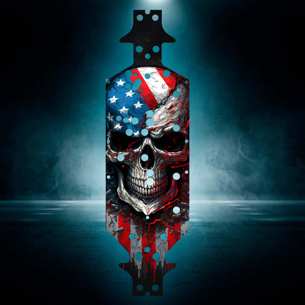 ARRMA KRATON 4S v2 "BORN TO BE CRAZY" chassis protector skin