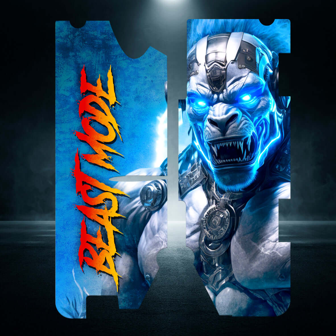 TEAM ASSOCIATED MT10 "BEAST MODE BLUE" chassis protector skin