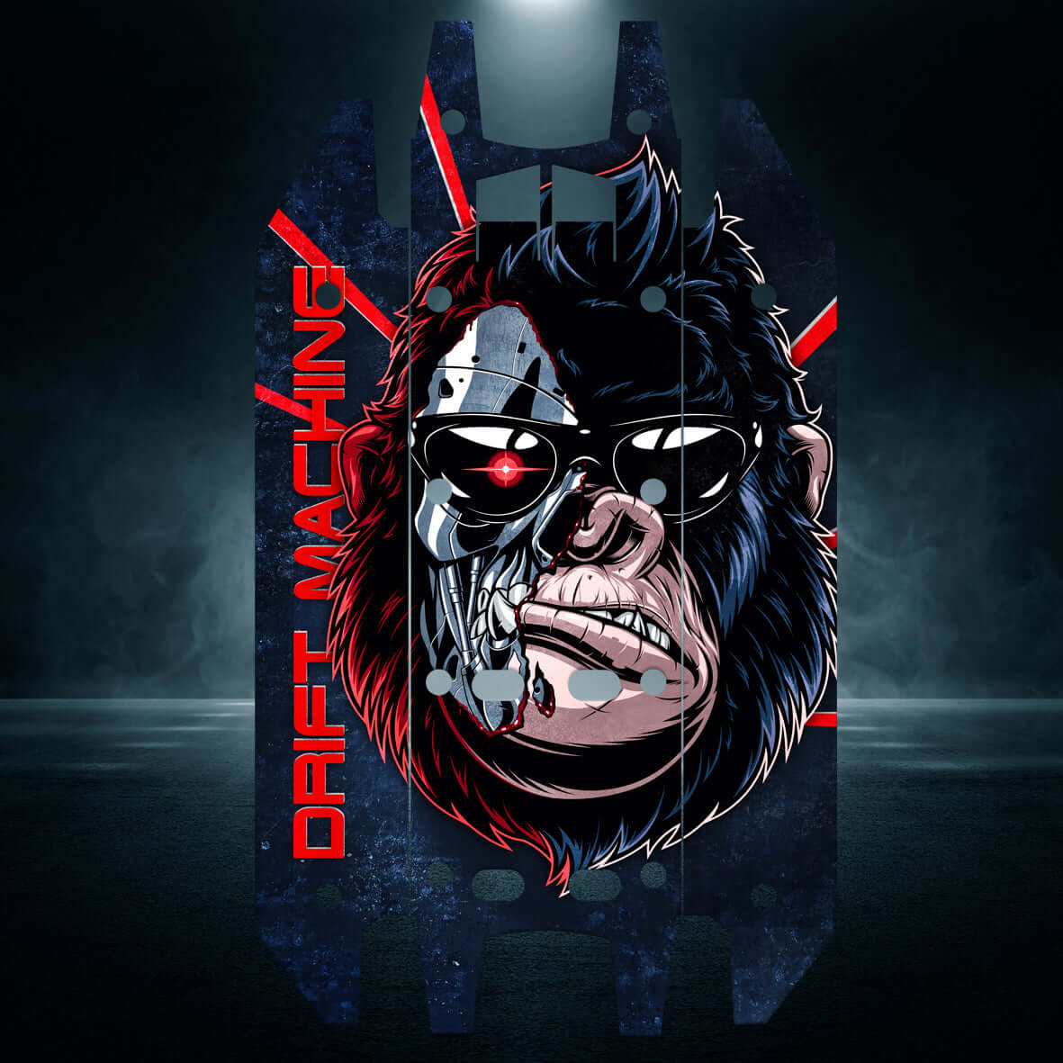 TRAXXAS XRT compatible DRIFT MACHINE chassis protector skin